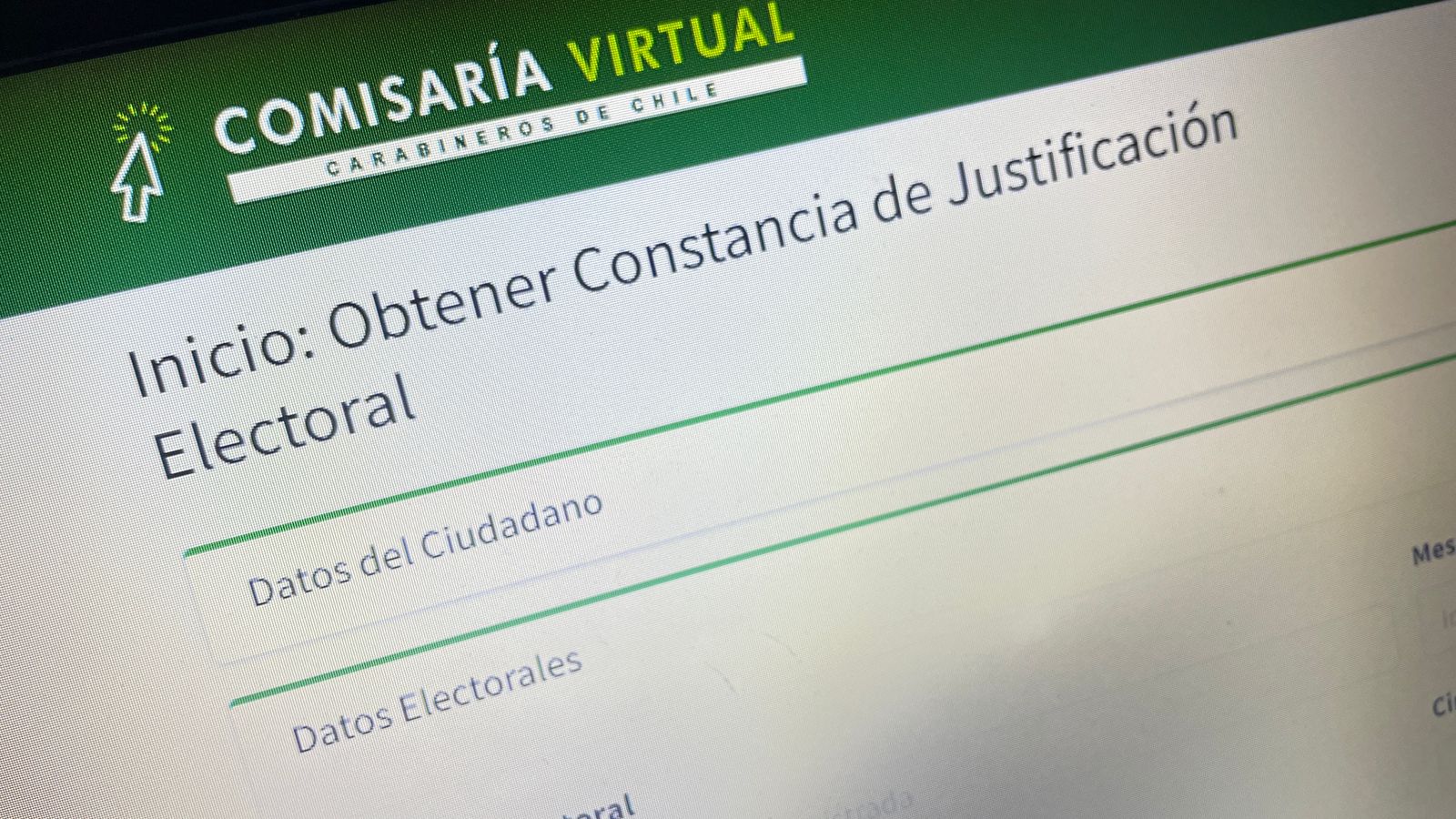 Carabineros ha registrado más de 335 mil excusas por no votar a nivel ...